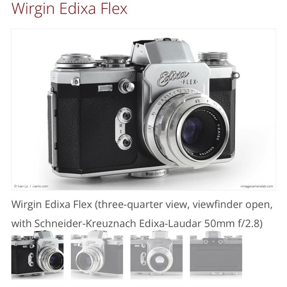 edixa flex | Cameras, Photo & Video | Wirgin Edixa Flex Vintage Camera ...